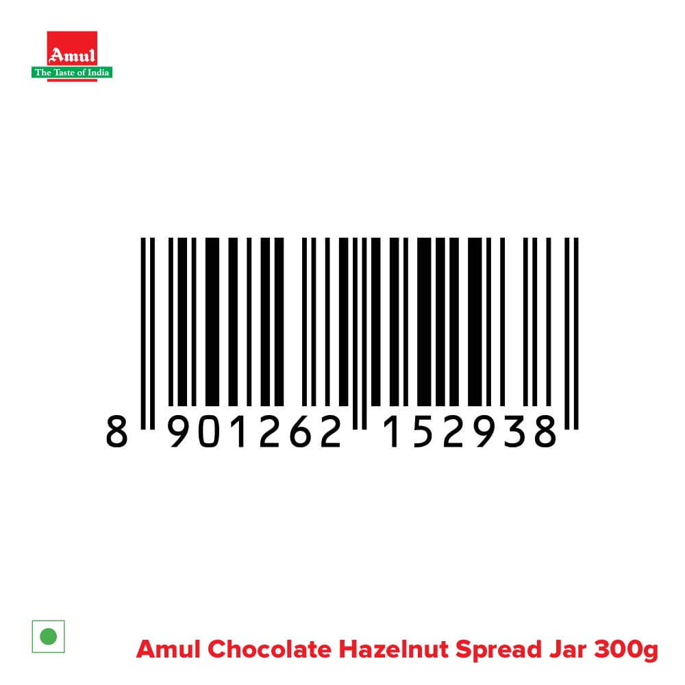 Amul Chocolate Hazelnut Spread, 300 g | Pack of 2